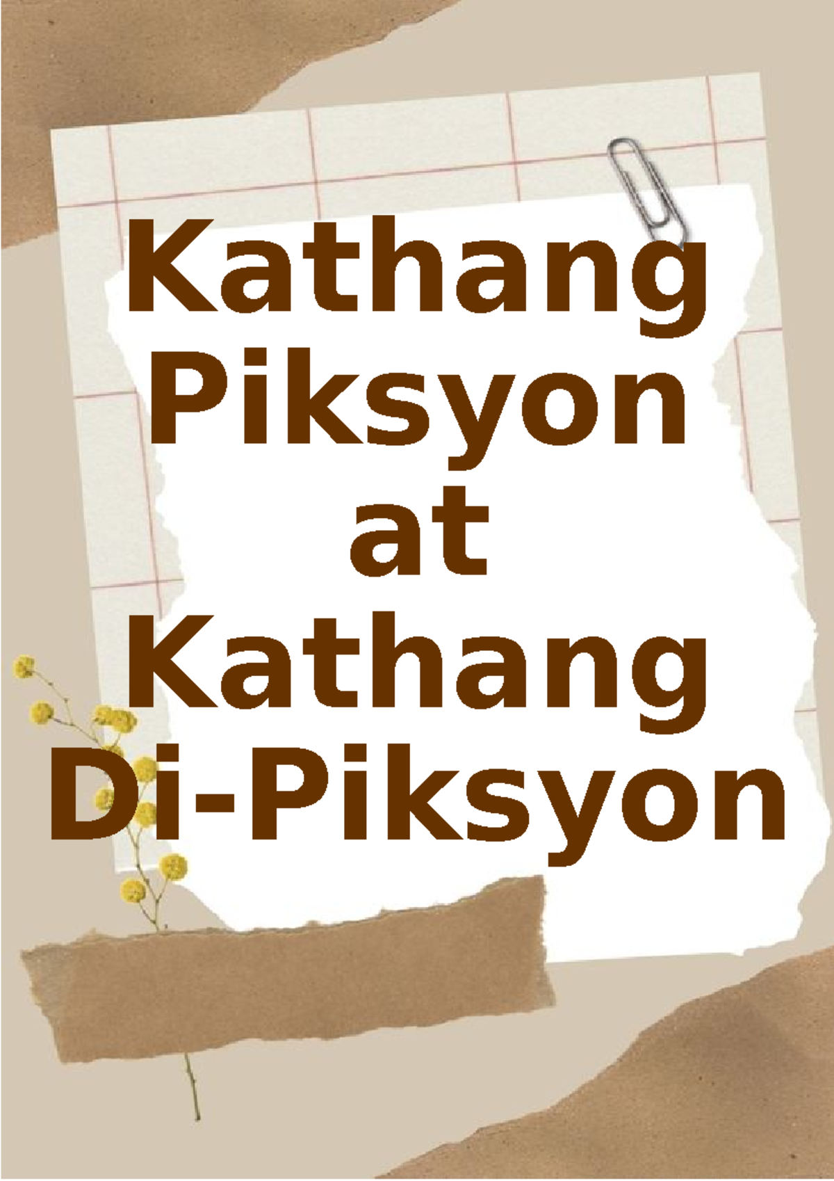 Princess - Filipino - Piksyon AT SI Piksyon - Kathang Piksyon at ...