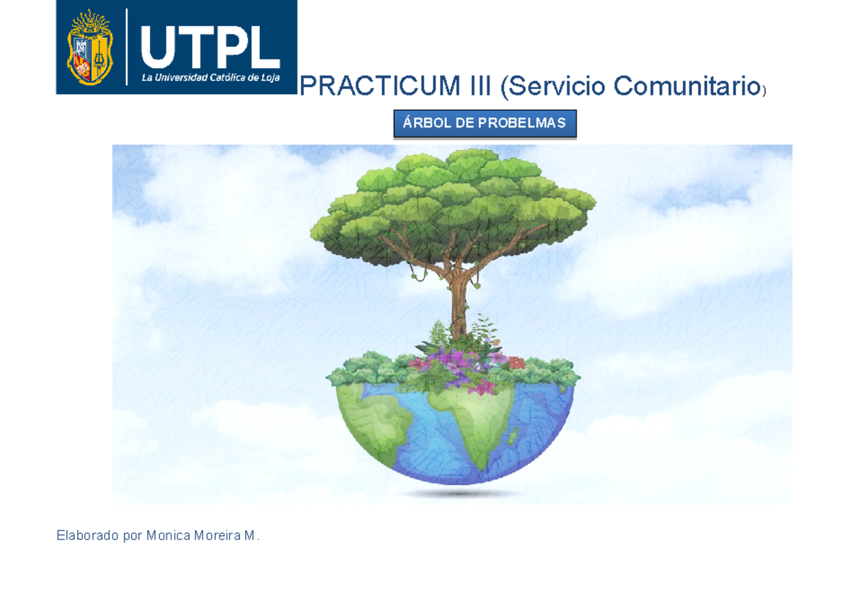 Arbol De Problemas Presentacion Practicum Iii Servicio Comunitario