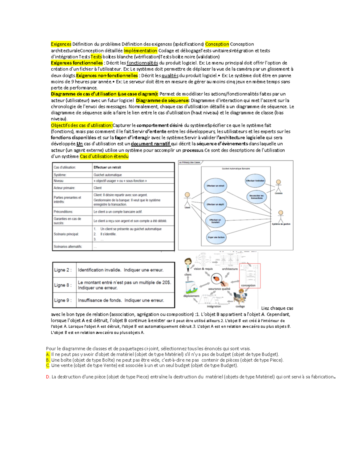 Exigences Définition du problème Définition des exigences - Exigences ...