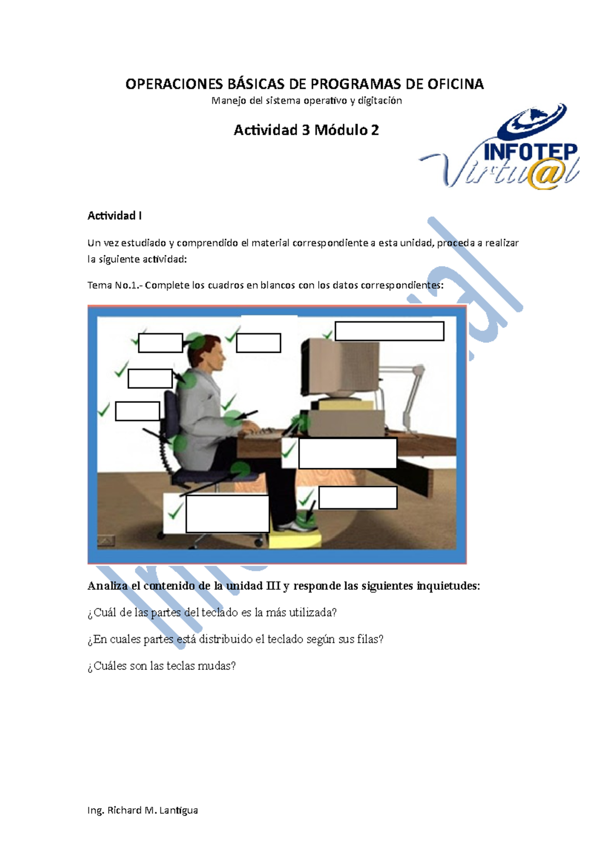 Actividad 3 Módulo 2 - Tarea - OPERACIONES BÁSICAS DE PROGRAMAS DE ...