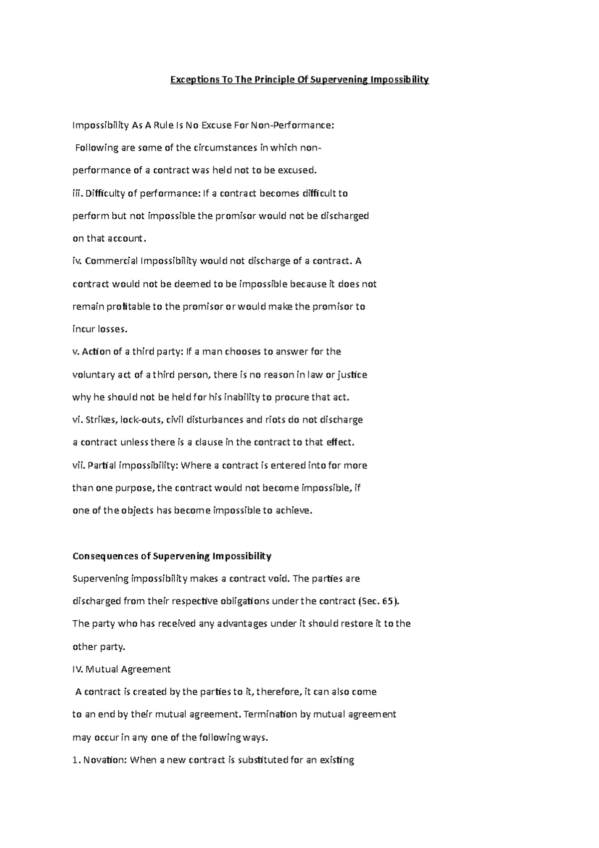 Bel 18 - Lecture note - Exceptions To The Principle Of Supervening ...