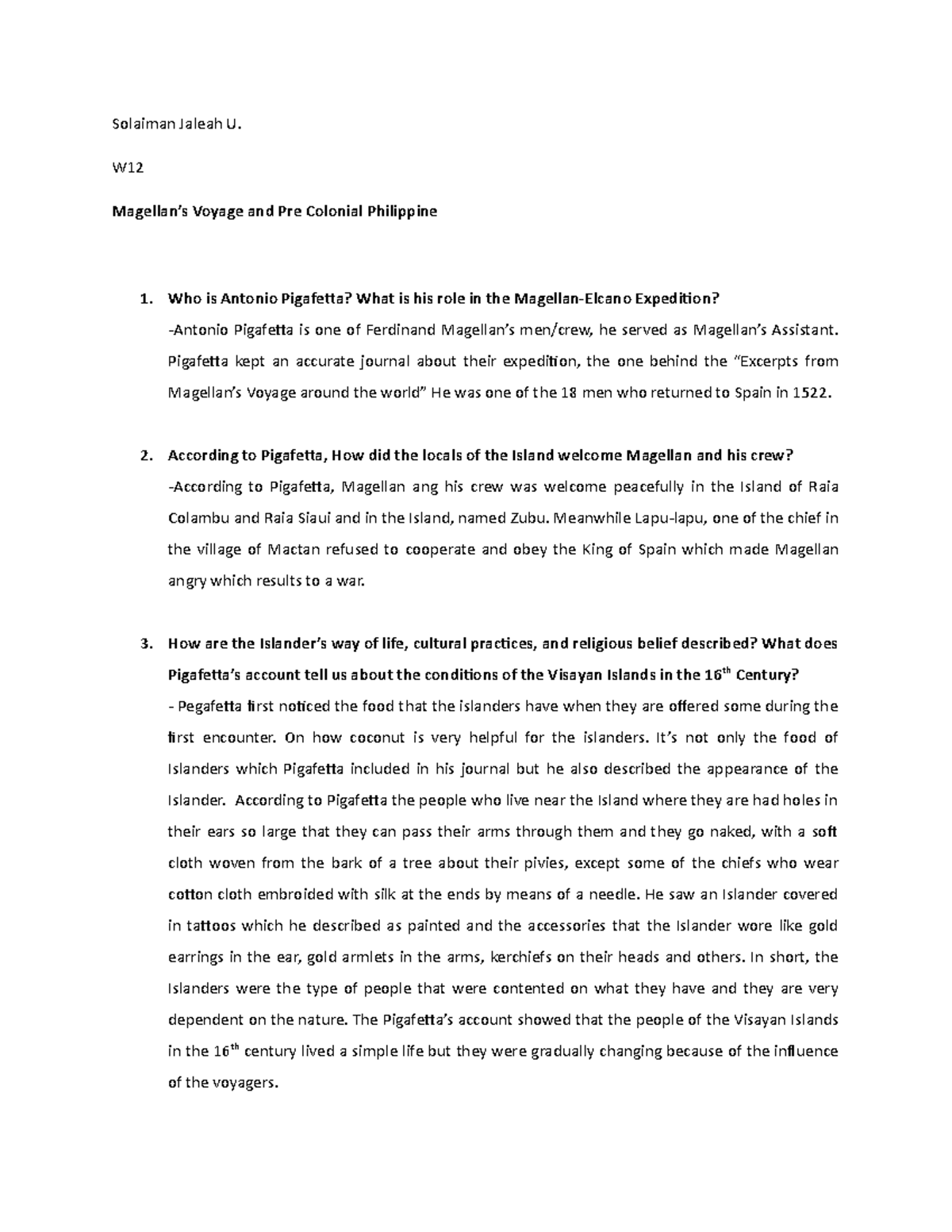 Philhisto - Magellan's Expedition and Gintong Pamana - Solaiman Jaleah ...