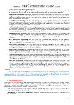 TLE 9 EIM MOD1 WK2 - Technology and Livelihood Education Quarter 1 – Module 2: Week 2 ...
