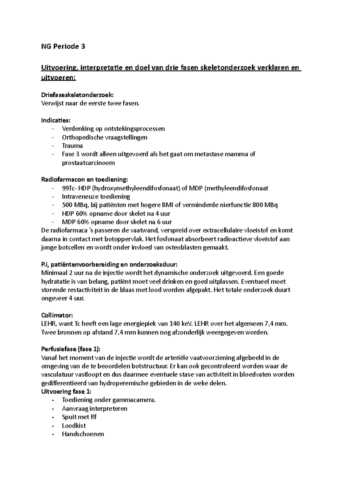 NG periode 3 samenvatting - NG Periode 3 Uitvoering, interpretatie en ...