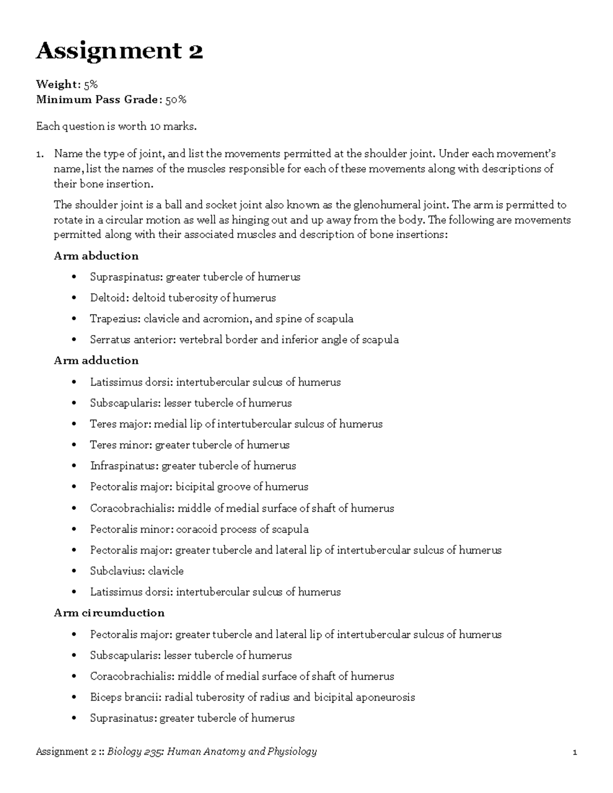 Assignment 02 - recieved an overall 93% - Assignment 2 Weight: 5% ...