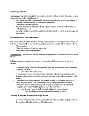 Criminology Chapter 5 Trait Theory - Criminology Chapter 5 Trait Theory ...