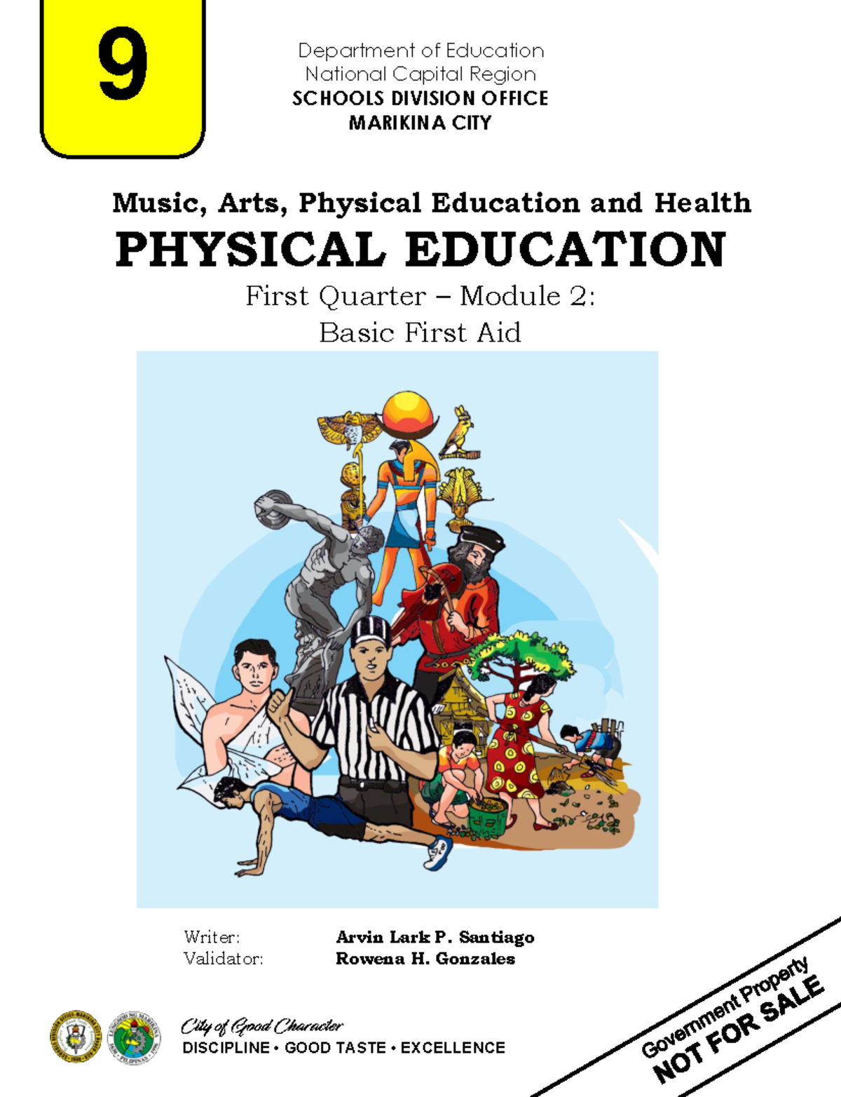 PE9 Q1 Module 2 V2 - PHYSICAL EDUCATION - 0 Music, Arts, Physical ...