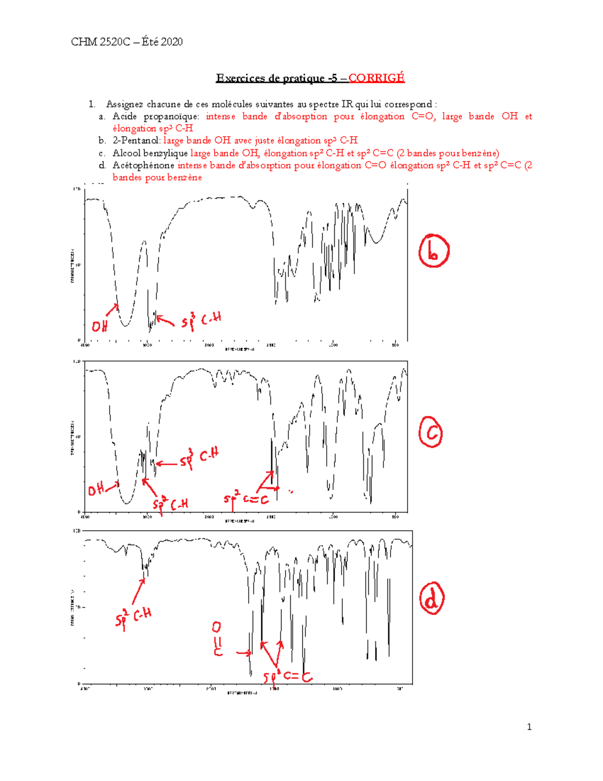 Corrigé-Exercices de pratique-5 - Warning: TT: undefined function: 32 Exercices de pratique -5 ...