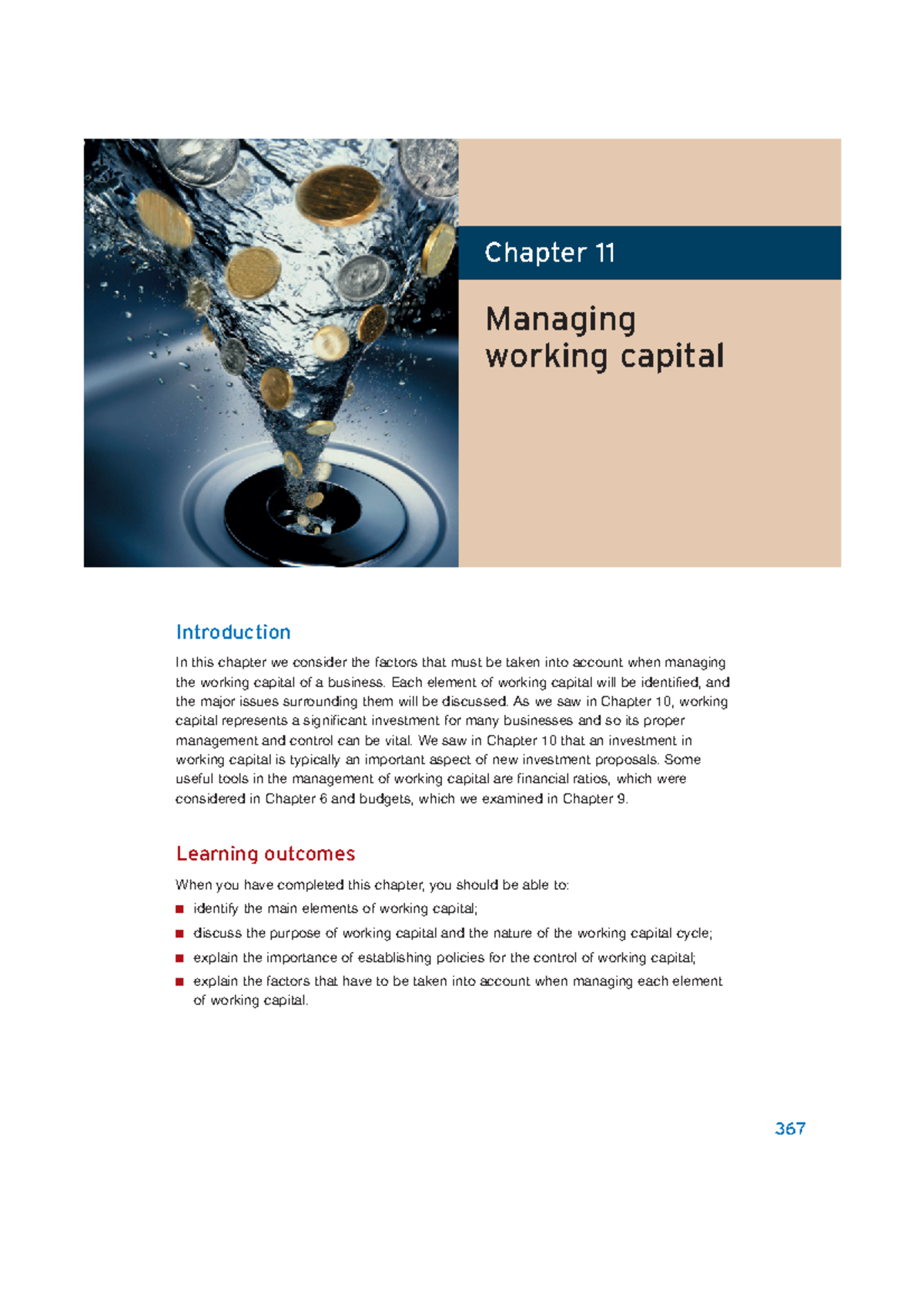 11 FIN Managing working capital - Introduction In this chapter we ...