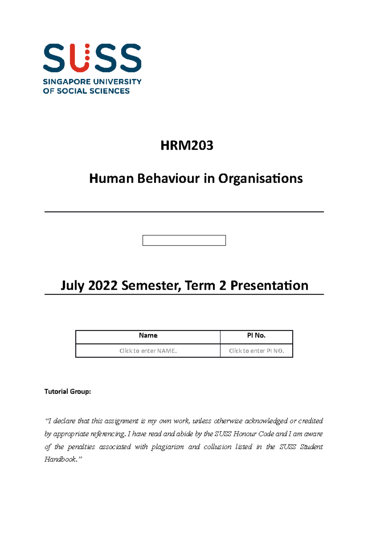 Upload - TMA01 example, 74 out of 100 - HRM Human Behaviour in ...