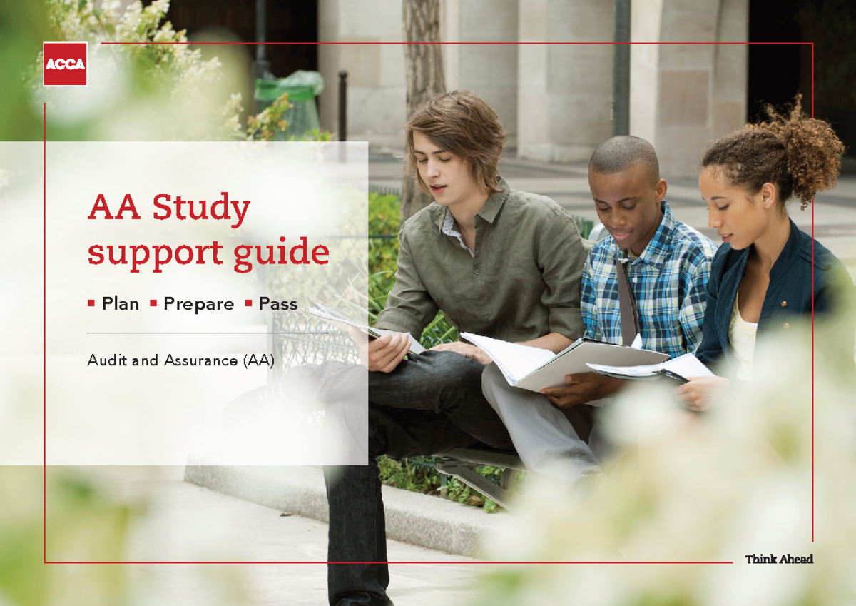 2019 update AA study support guide v2 - AA Study support guide n Plan n ...