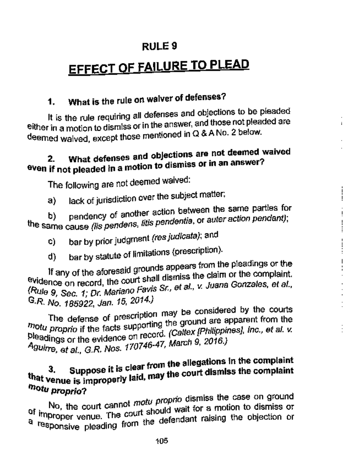 E - Rule-9-11-Failure-to-Plead-Amended-and-Supplemental-Pleadings ...