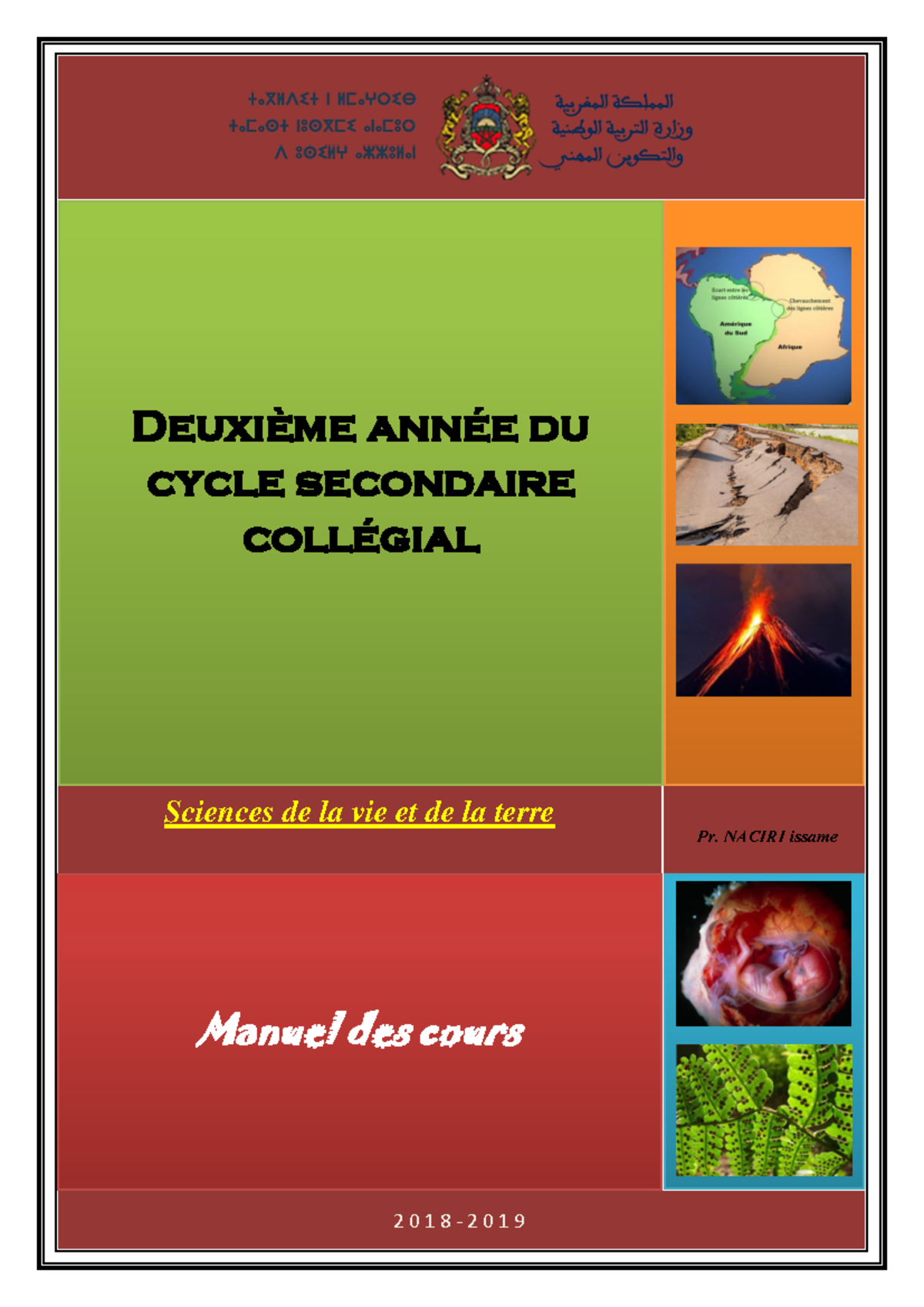 Cours svt2-1 - svt - Pr. NACIRI Issame 2018 - 2019 2 0 1 8 - 2 0 1 9 ...