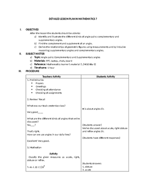 Basic concepts of Geometry (lines, point and planes) DLP Math 7 ...