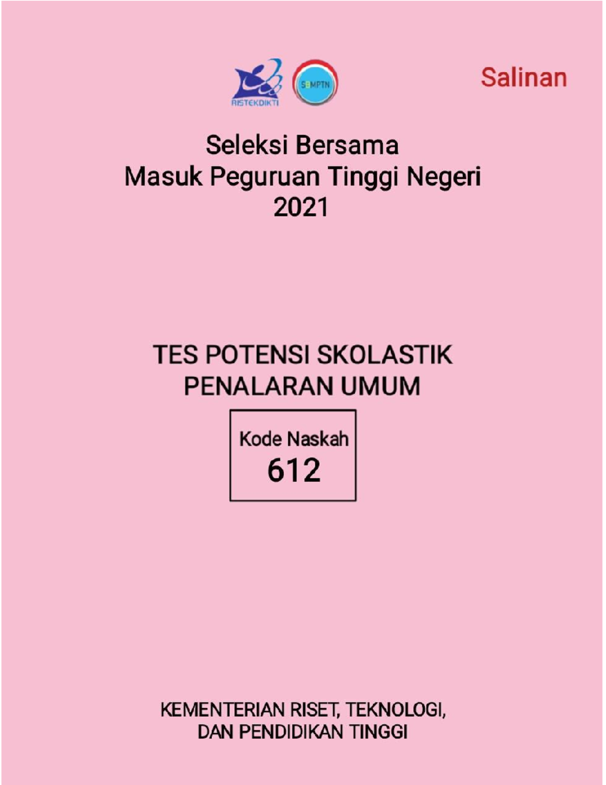 (TPS PU) SOAL ASLI DAN Pembahasan Sbmptn 2021 TPS- Penalaran UMUM ...