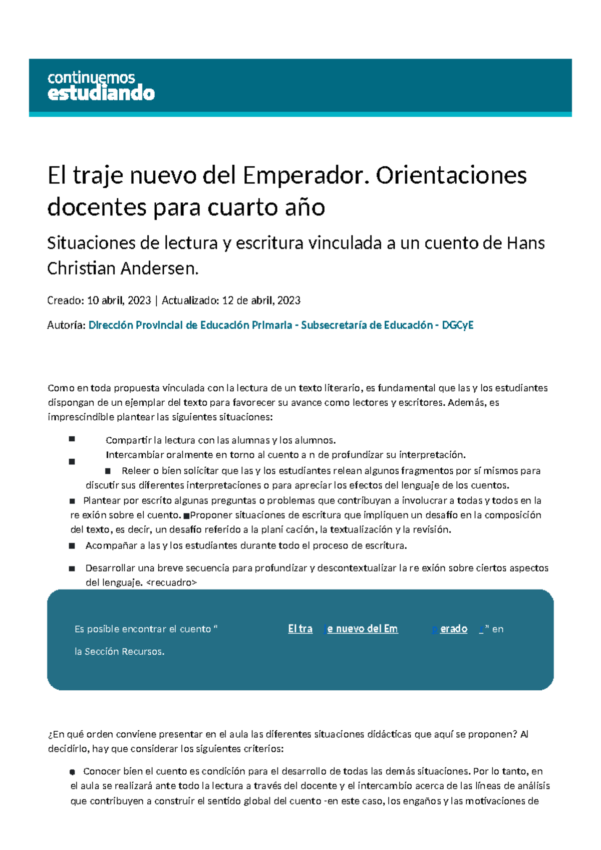 El traje del emperador - Orientaciones - El traje nuevo del Emperador ...
