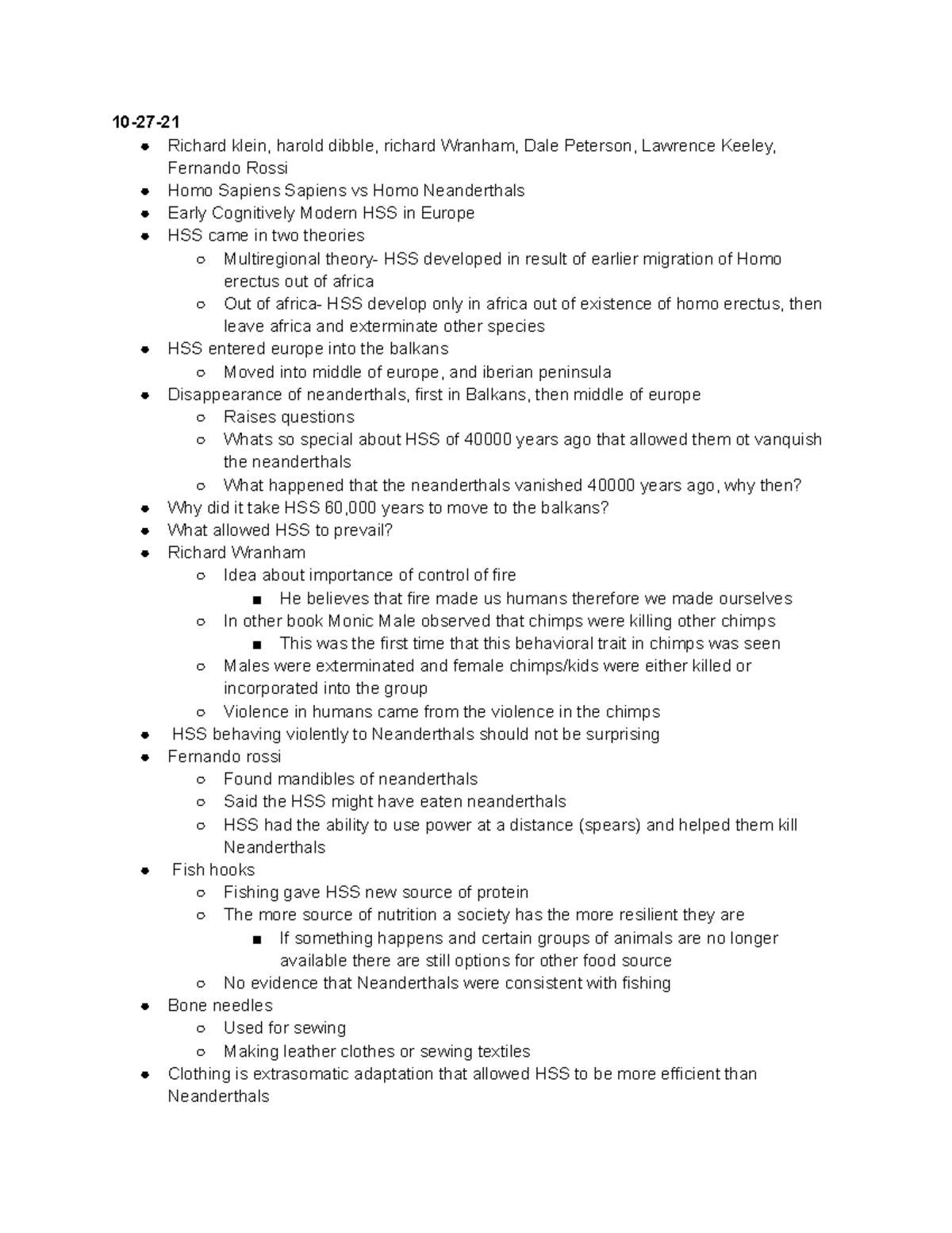 Lecture 14 - CAT 1 - 10-27- ï Richard klein, harold dibble, richard ...