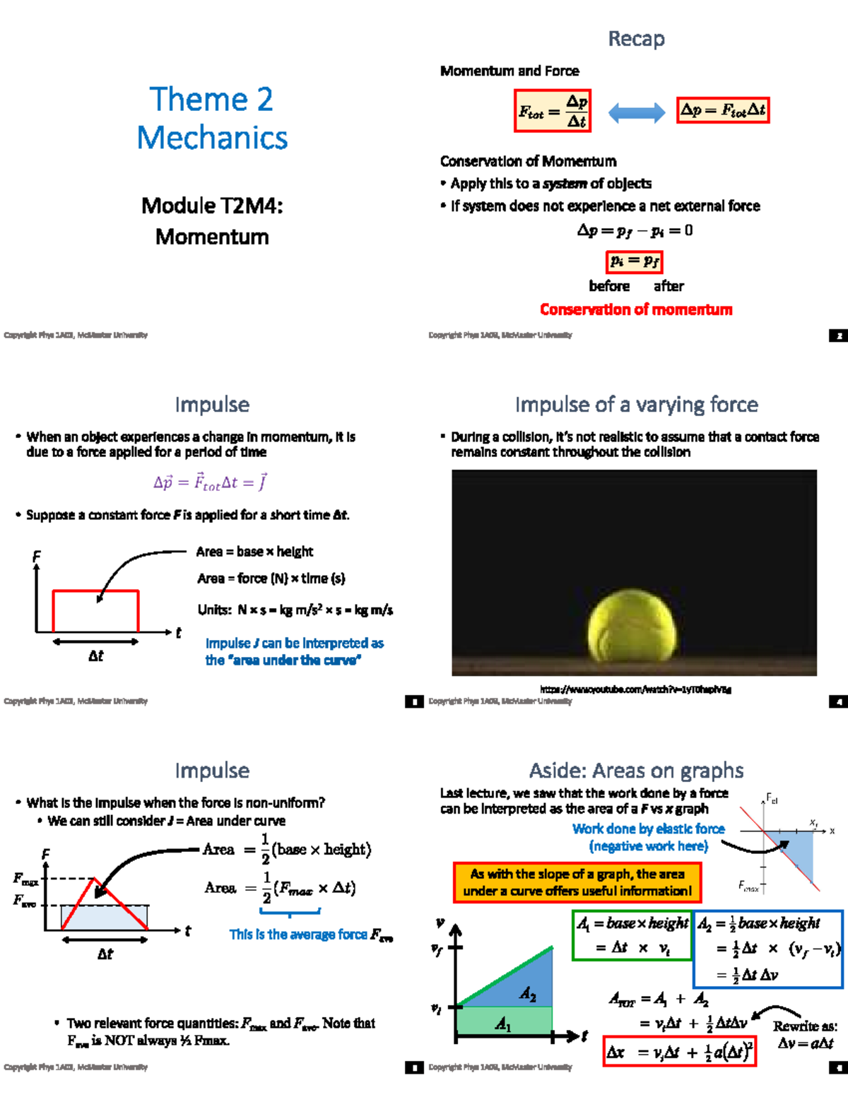 Lec 7B - help with material - PHYSICS 1A03 - Studocu