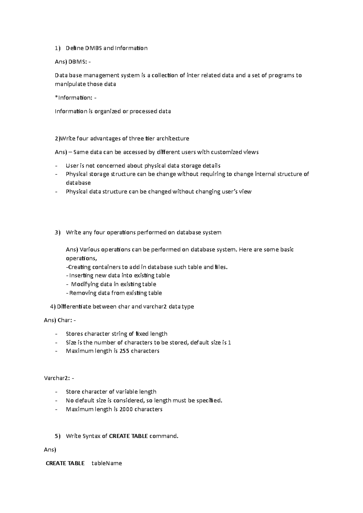 DBMS - \this is the lab manual of data base management system of 2021/ ...