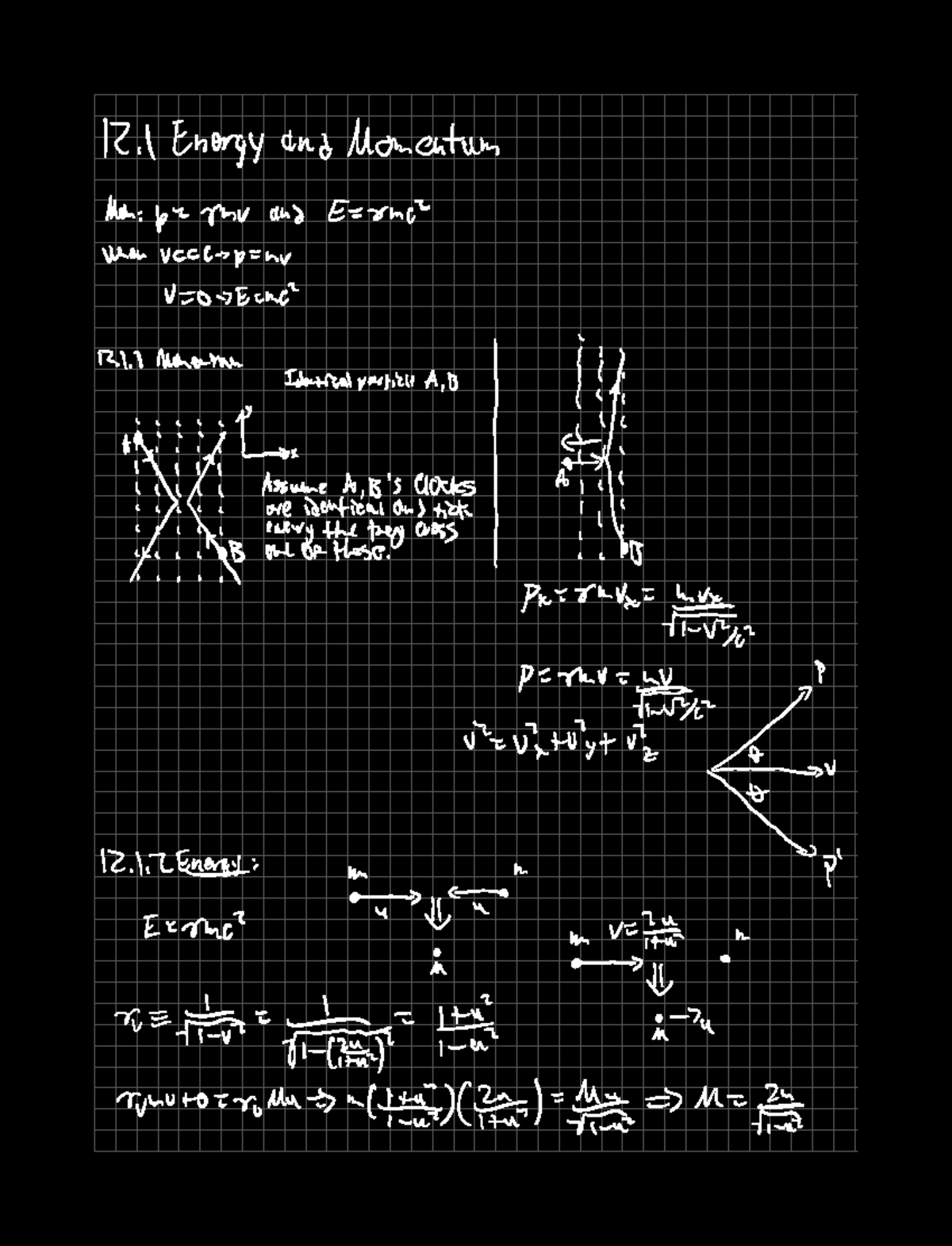 Relativity Dynamics - Energy and Momentum Man be rmv and Esma when vac ...