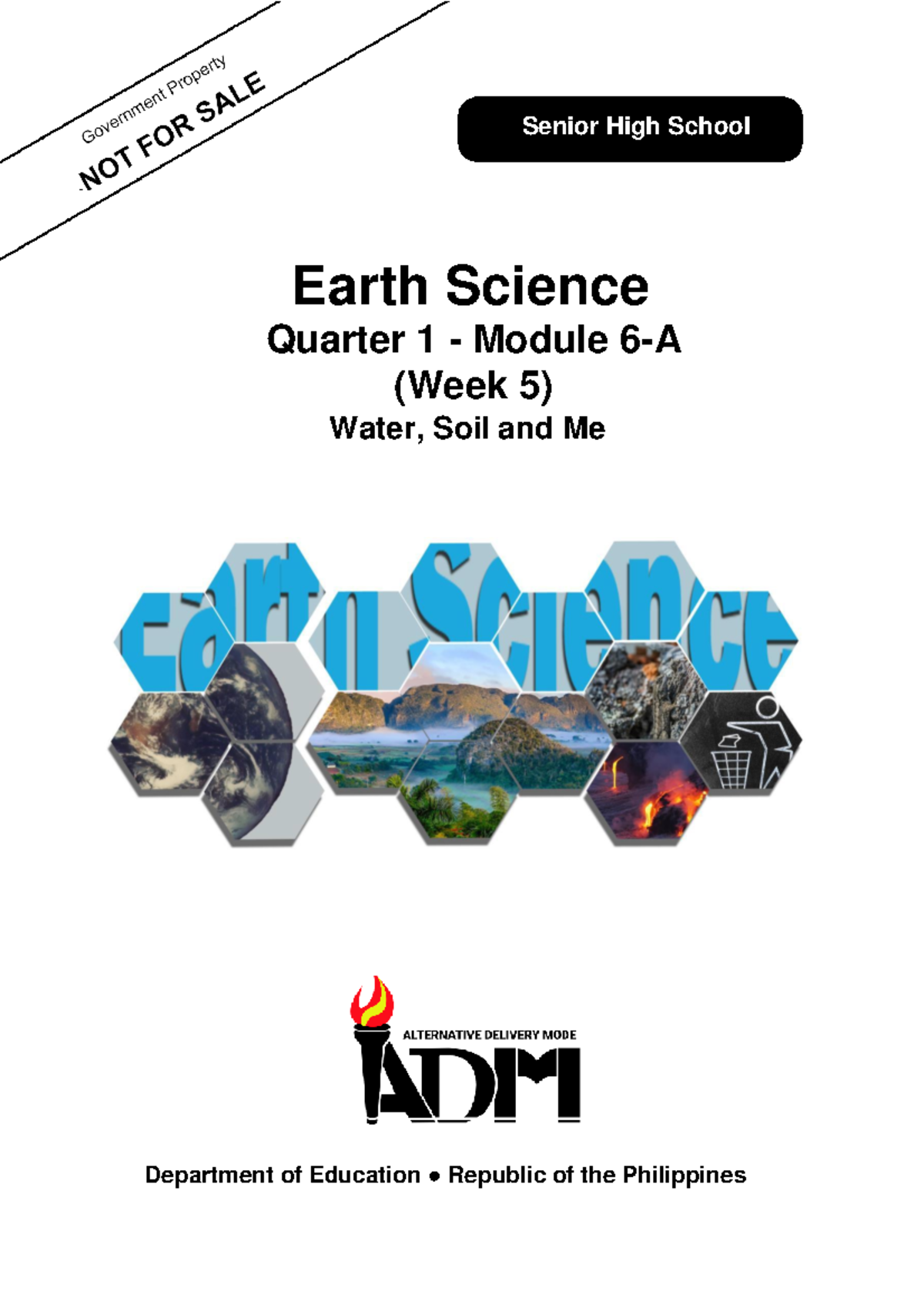 Earth Science 12 Q1 Mod6 Week6 Water - Senior High School NOT Earth ...