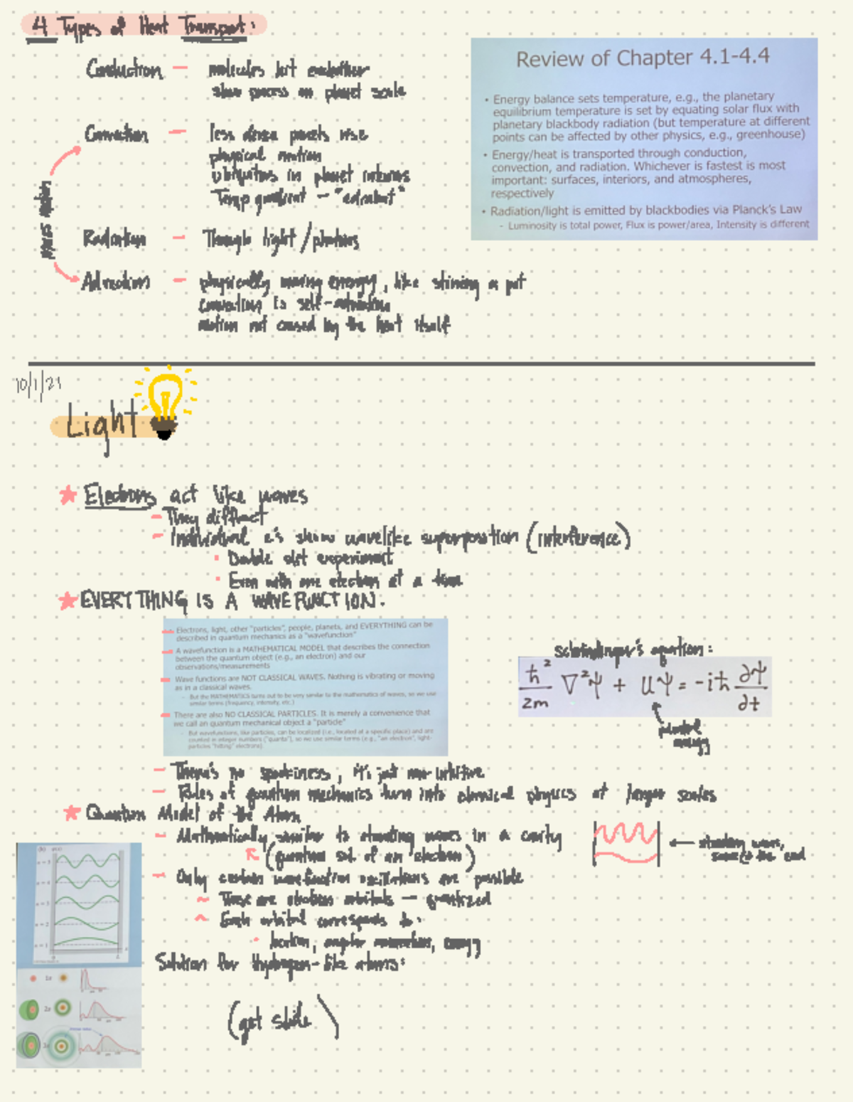 227 Notes - Chapter 5 - Fall 2021 Dr Ragozzine - Atmospheres and Light ...