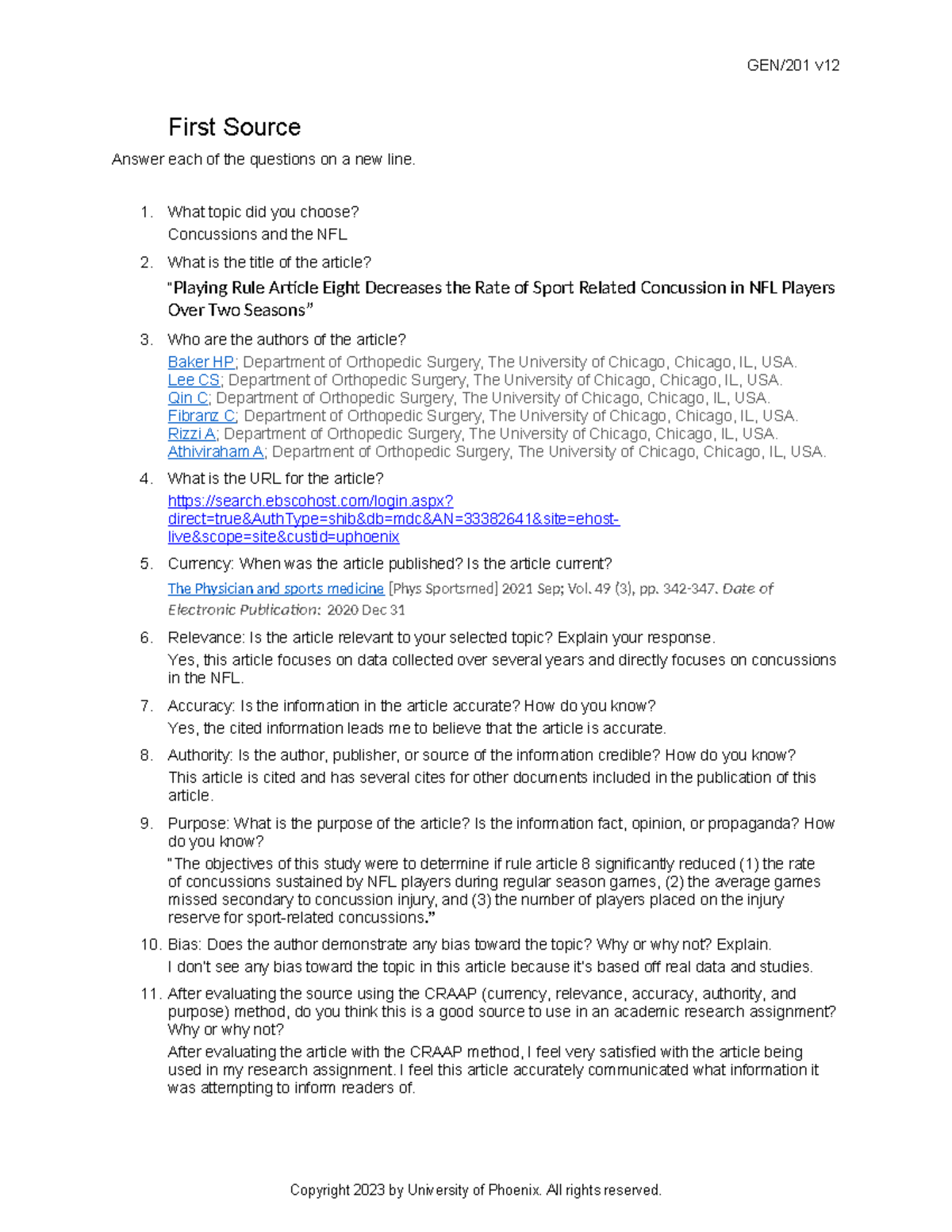 Week 4 summative Assessment Final - GEN/201 v First Source Answer each ...
