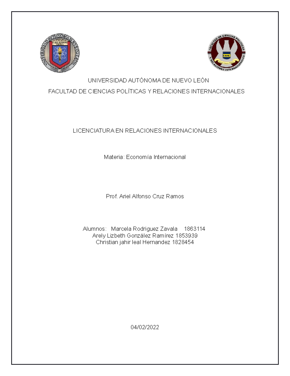 Copia de Copia de Noticia - UNIVERSIDAD AUTÓNOMA DE NUEVO LEÓN FACULTAD ...