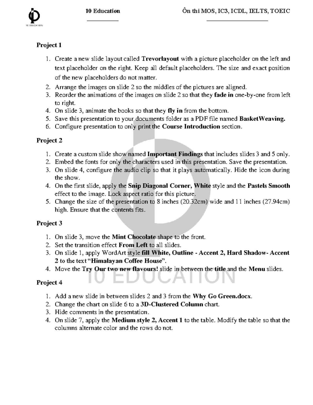 Đề ôn mos thi thang 8 2023 - 10 Education Ôn thi MOS, IC3, ICDL, IELTS ...