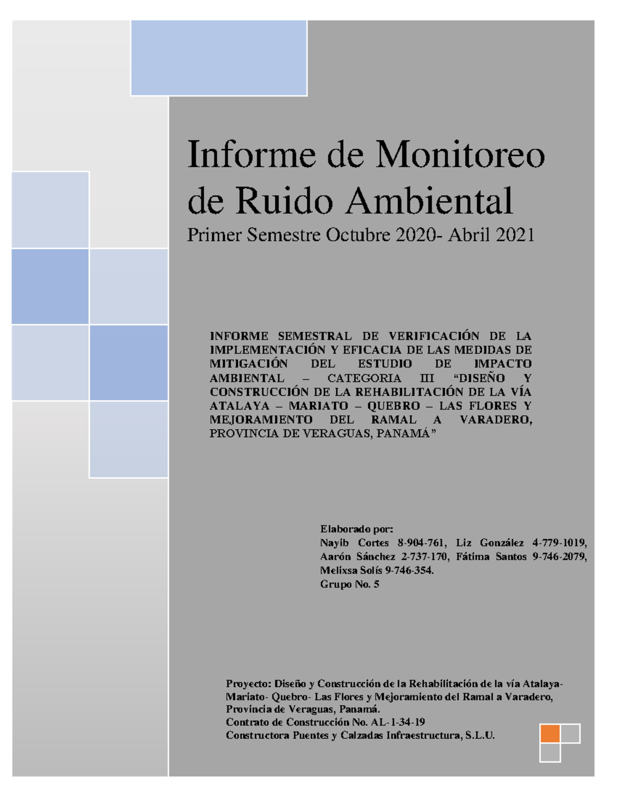 G5, Informe Final, 2021 04 24 - Informe de Monitoreo de Ruido Ambiental ...