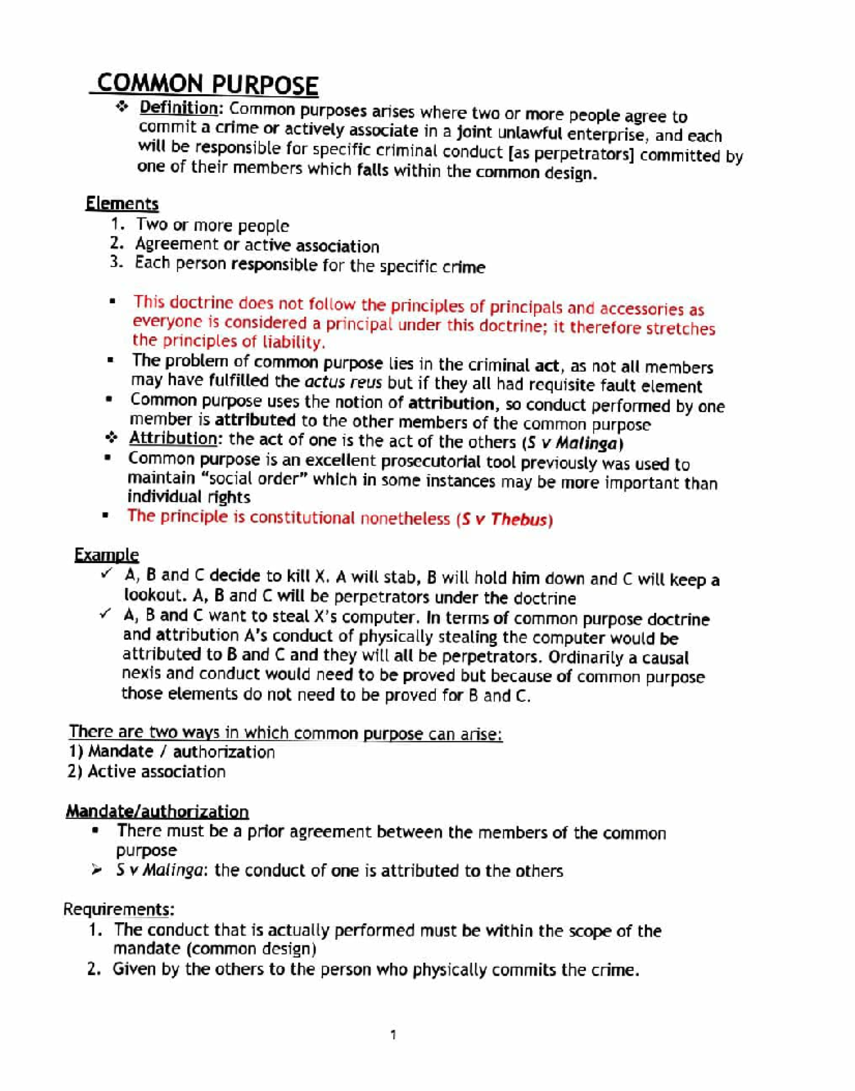 Common Purpose - Summary - COMMON PURPOSE Definition : Common purposes ...
