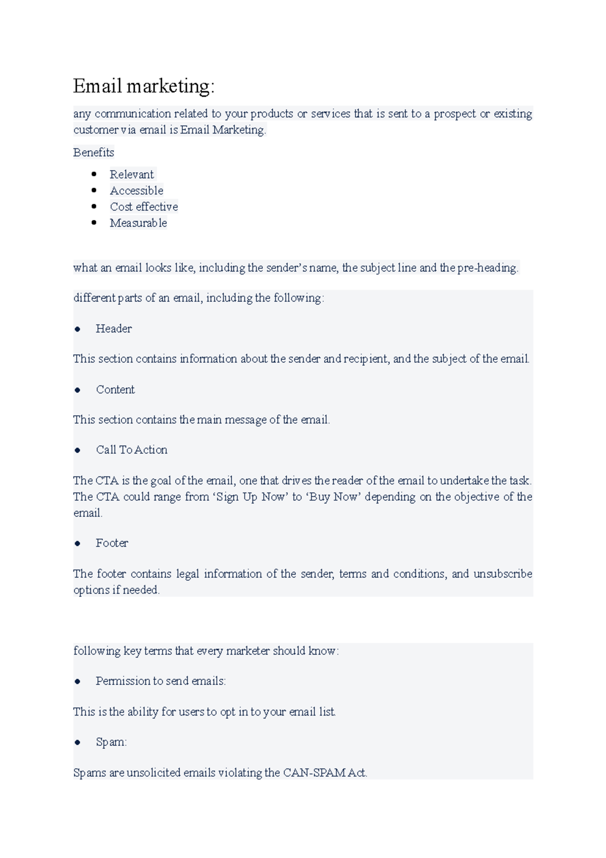 study on Email marketing and its significance - Email marketing: any ...