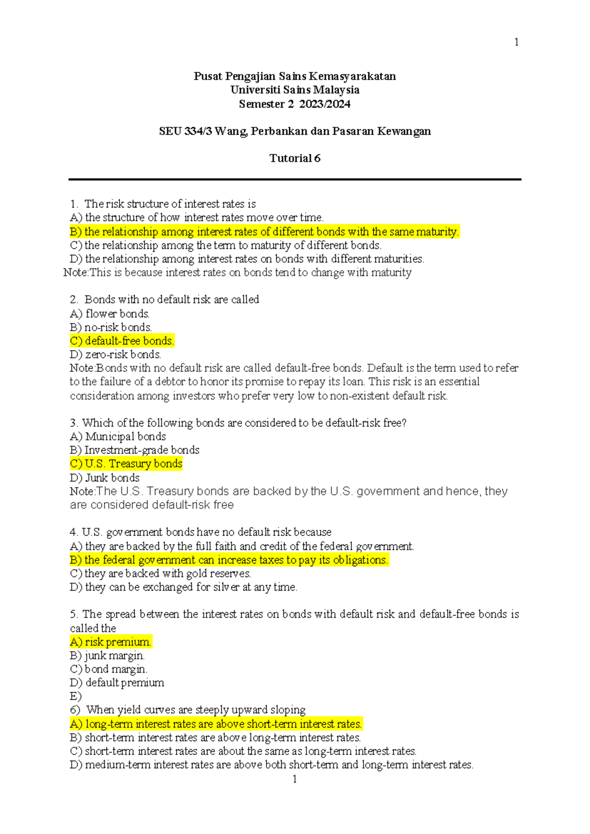 Tutorial 6_SEU334 - Pusat Pengajian Sains Kemasyarakatan Universiti Sains Malaysia Semester 2 ...
