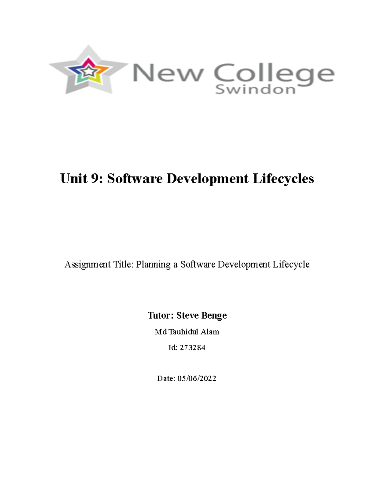 Unit - 9, L02 - l02 - Unit 9: Software Development Lifecycles ...