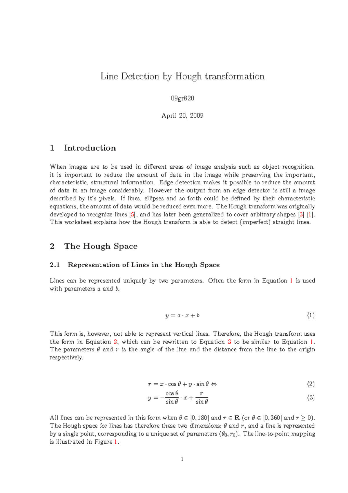 Hough Trans lines 09 - nothing - Line Detection by Hough transformation ...