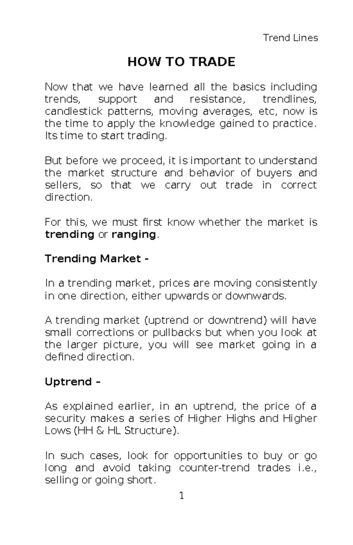 How to Trade in Stock Market - HOW TO TRADE Now that we have learned ...