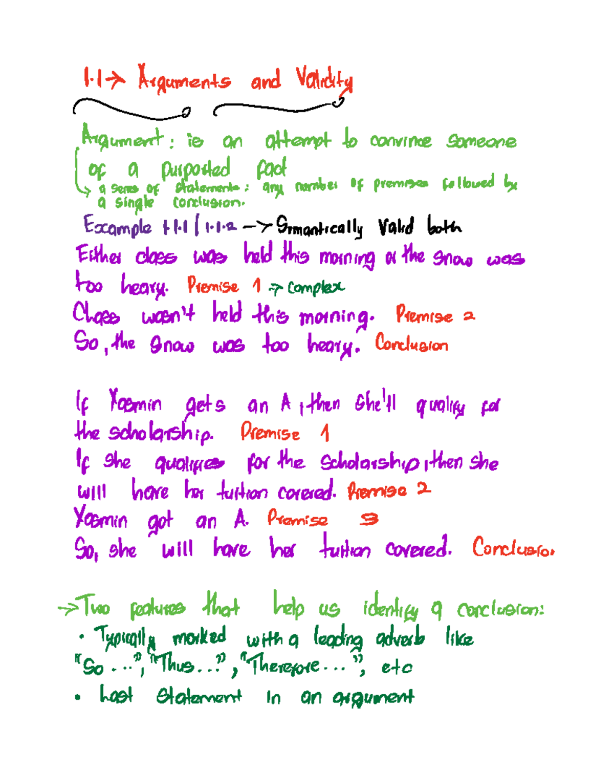 Sentential Logic Part One 1 Arguments And Validity Argument Is An Attempt To Convince Someone