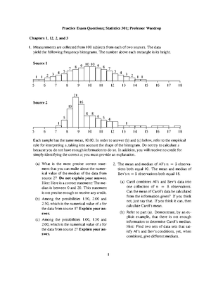 Abiostatsexercises - Found this practice study material - PRACTICE ...
