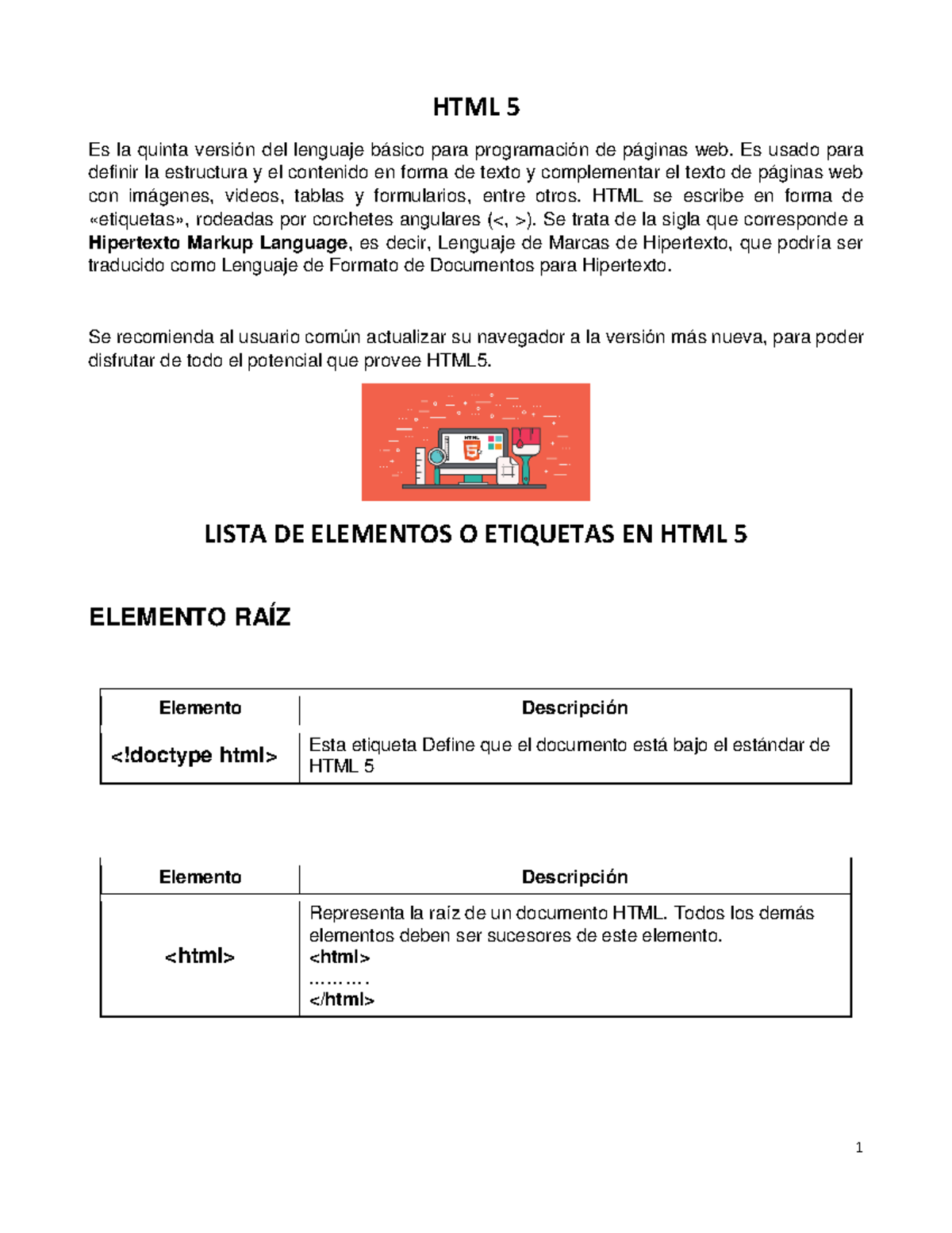 Diseño WEB EN HTML5 - HTML 5 Es la quinta versión del lenguaje básico ...