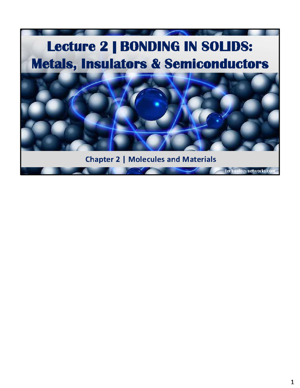 CHEM 15 PPT Chap 2 Lec 2 Bonding in Solids 31956 a01300 d893e559bd67106 ...