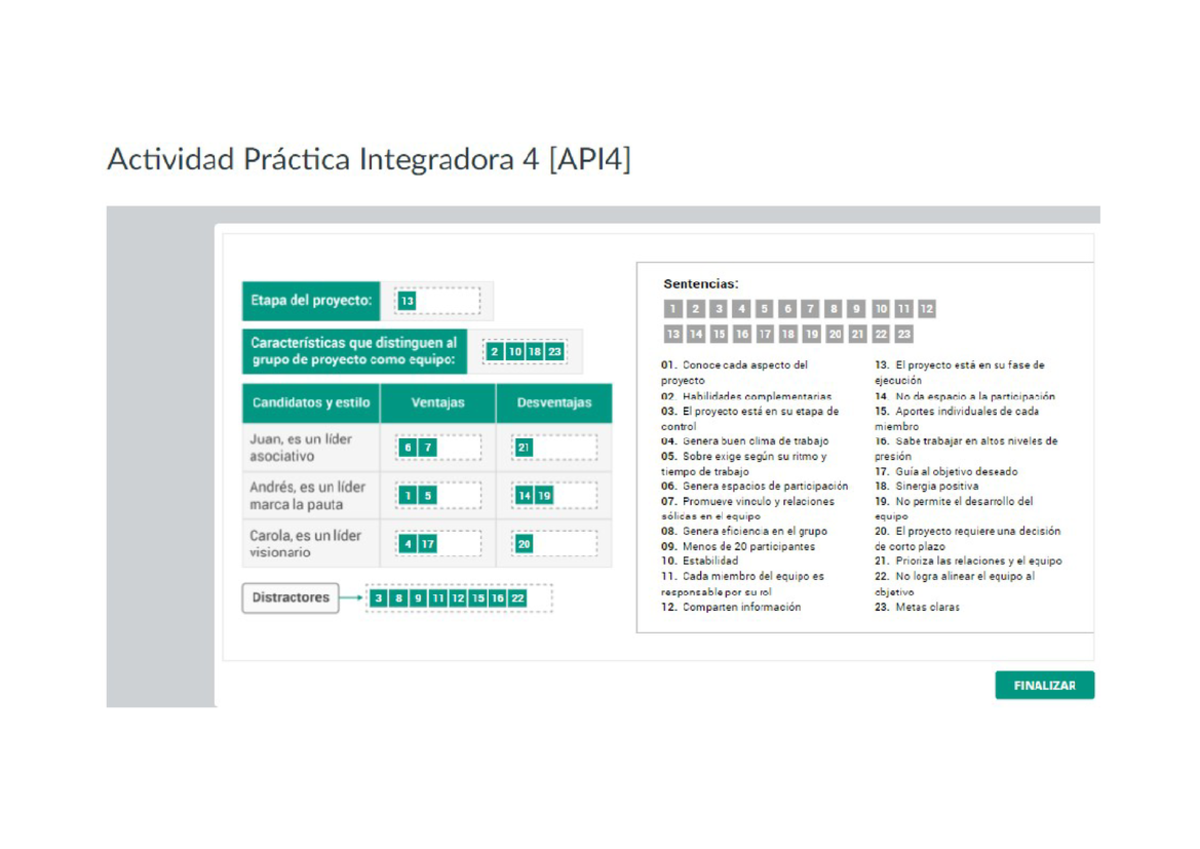 API 4 - Direccion General - Studocu