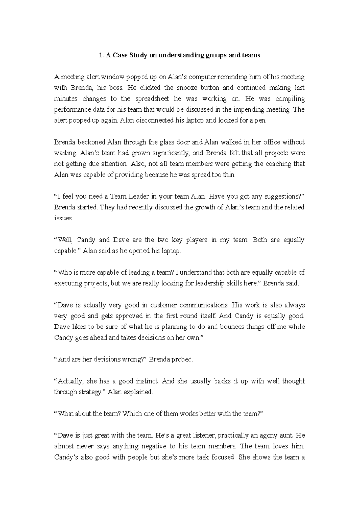 BS403-Group Q1 - dfhb - A Case Study on understanding groups and teams ...