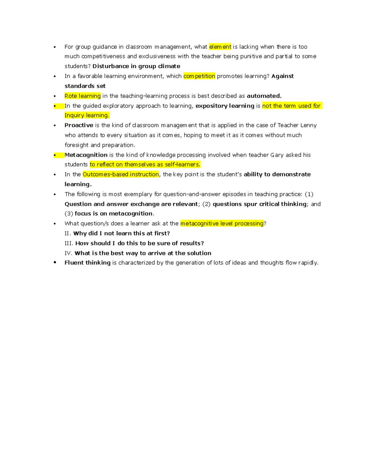 (5) Principles OF Teaching - For group guidance in classroom management ...