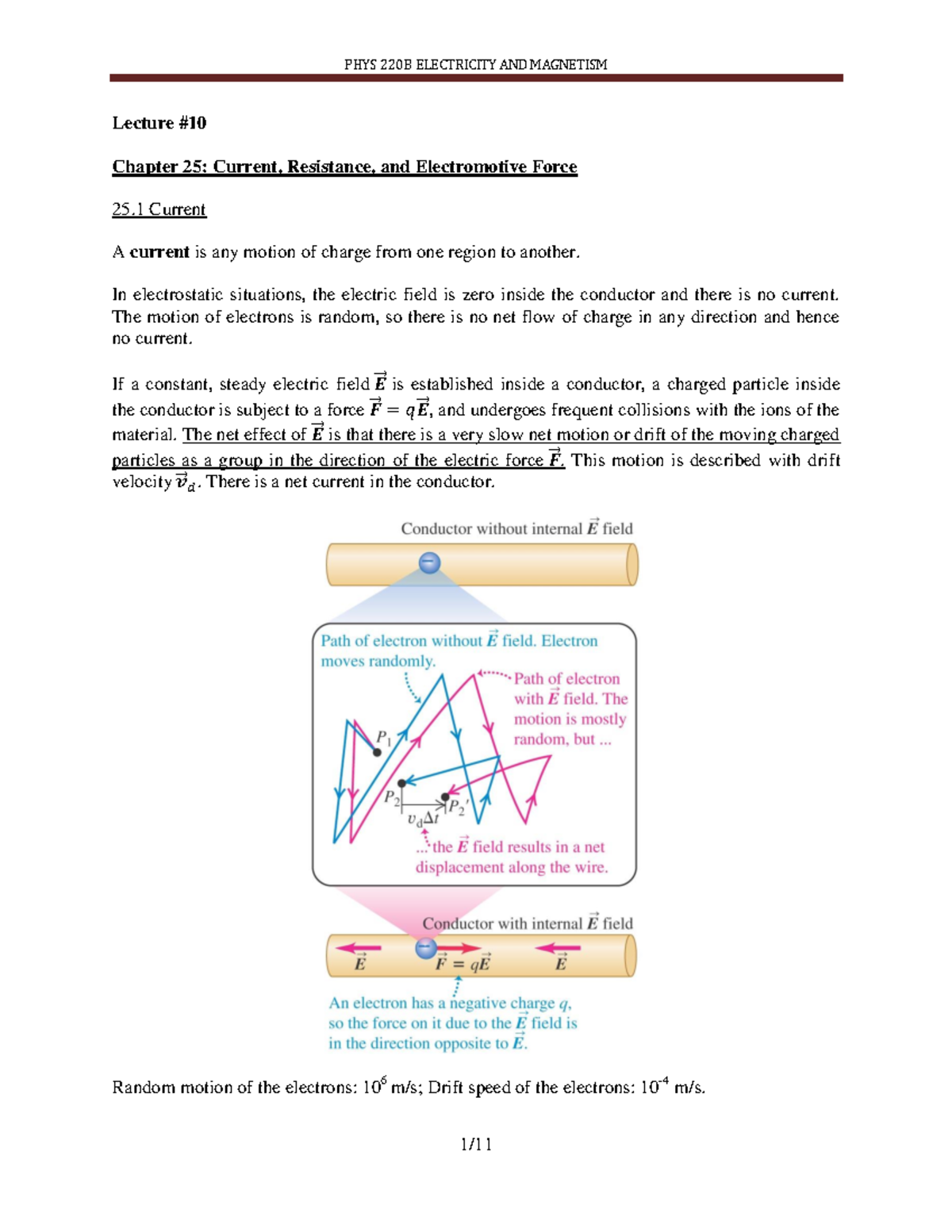 Lecture 10 - PROFESSOR LI GAO - PHYS 220B ELECTRICITY AND MAGNETISM ...