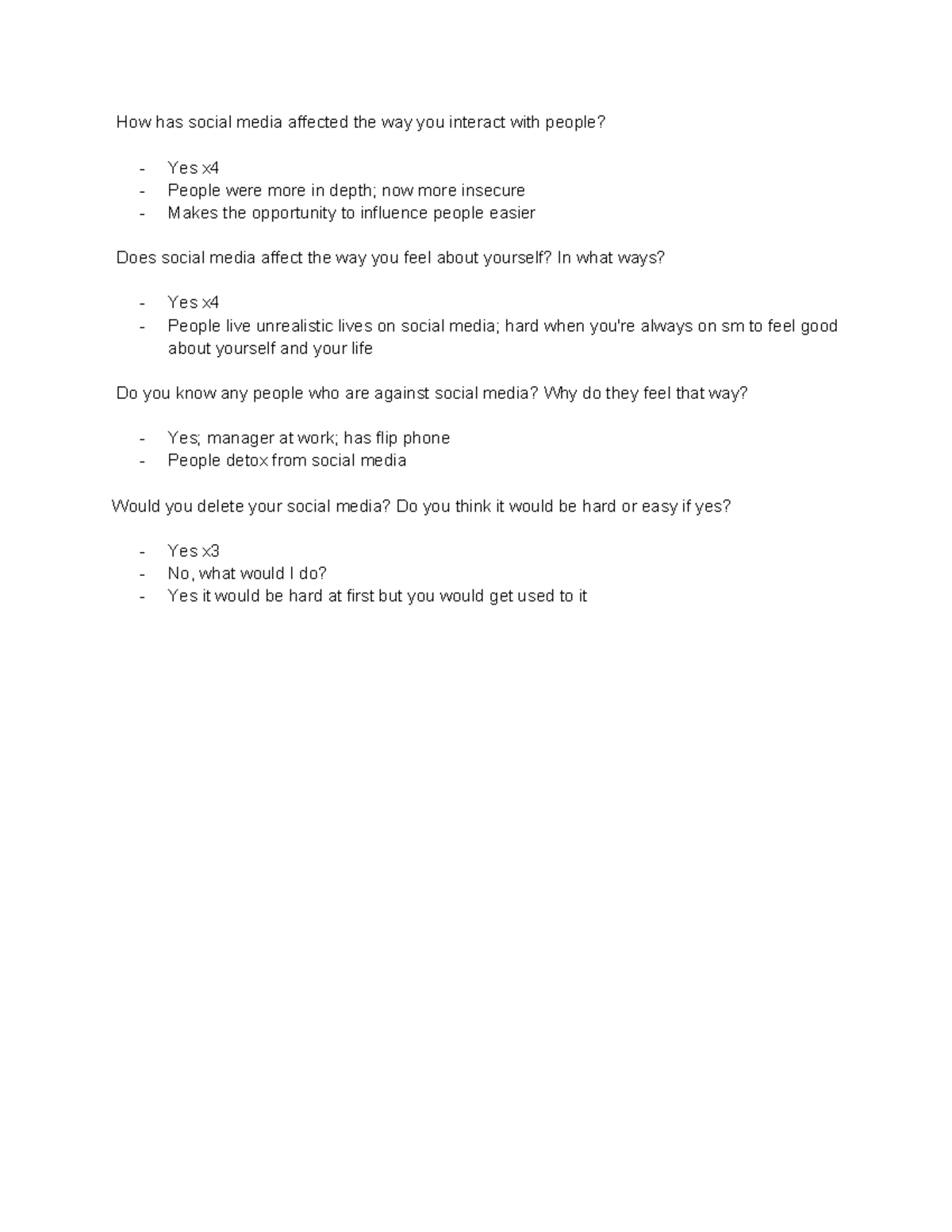 Invitational Speech Questions - How has social media affected the way ...