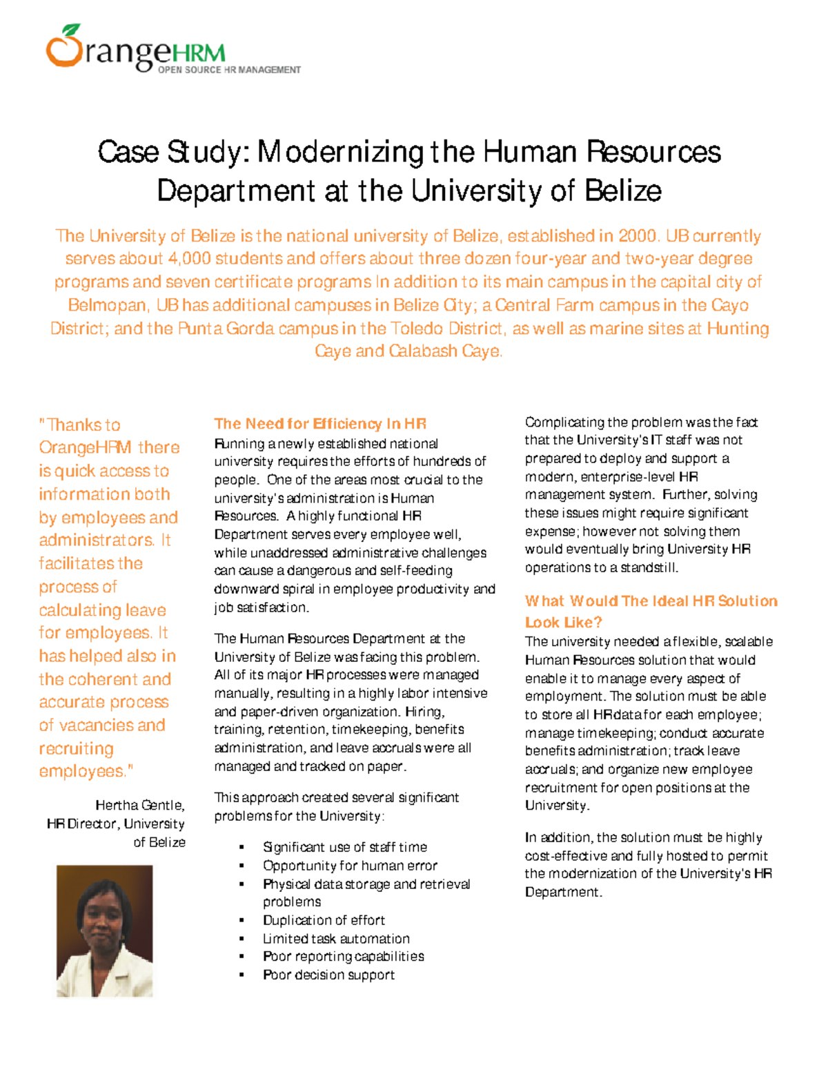 UBCasestudy - Hr course - Case Study: Modernizing the Human Resources ...