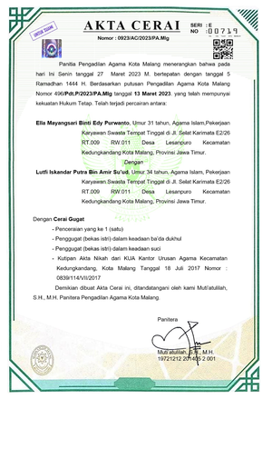 Surat Erdi - blablabla - SURAT PERNYATAAN Yang bertanda tangan di bawah ...