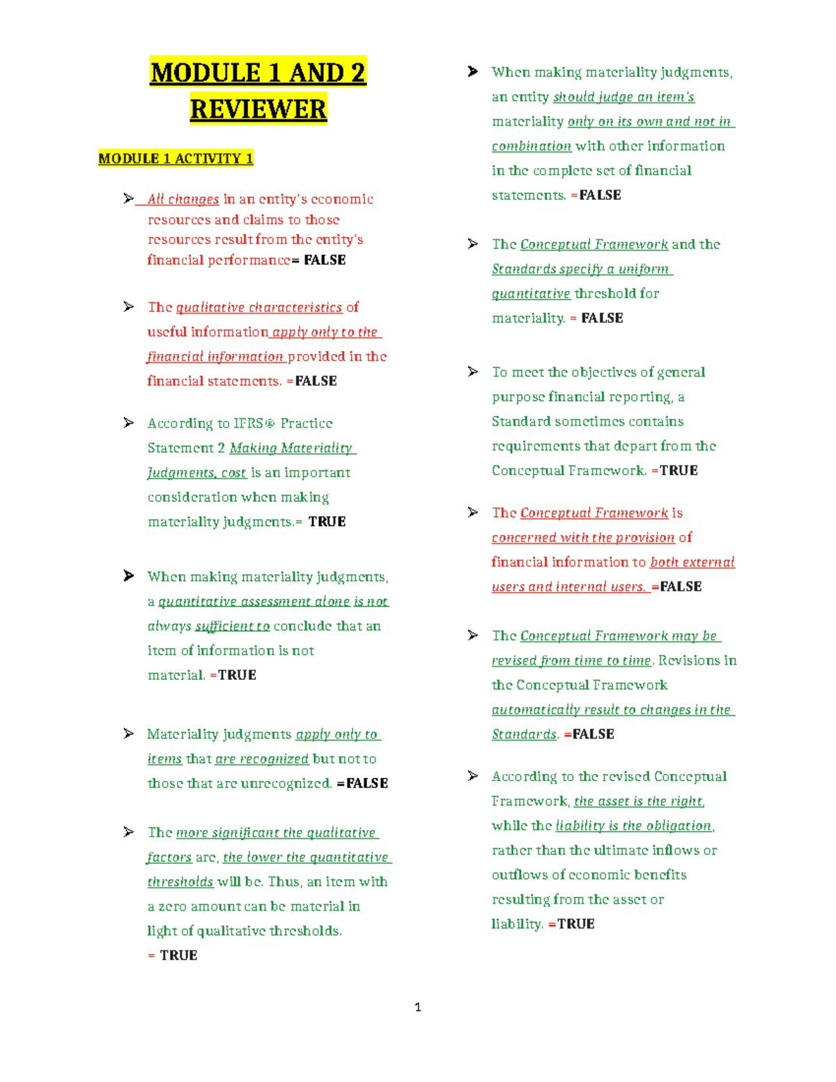 CFAS-Chapter-2 - Serve as an aid for student in answering their homework - MODULE 1 AND 2 ...