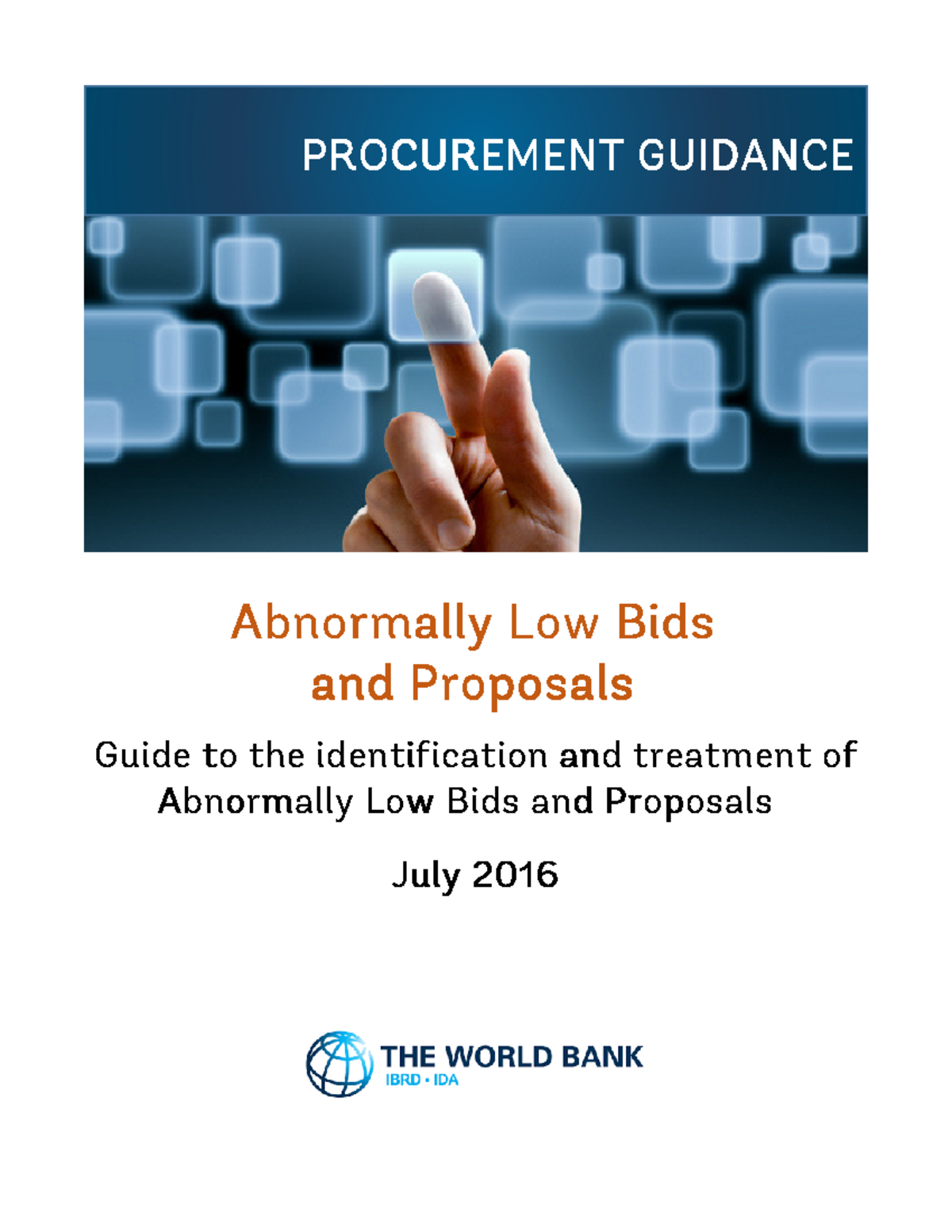 Procurement Guidanceidentificationandtreatmentof Abnormally Low Bidsand ...