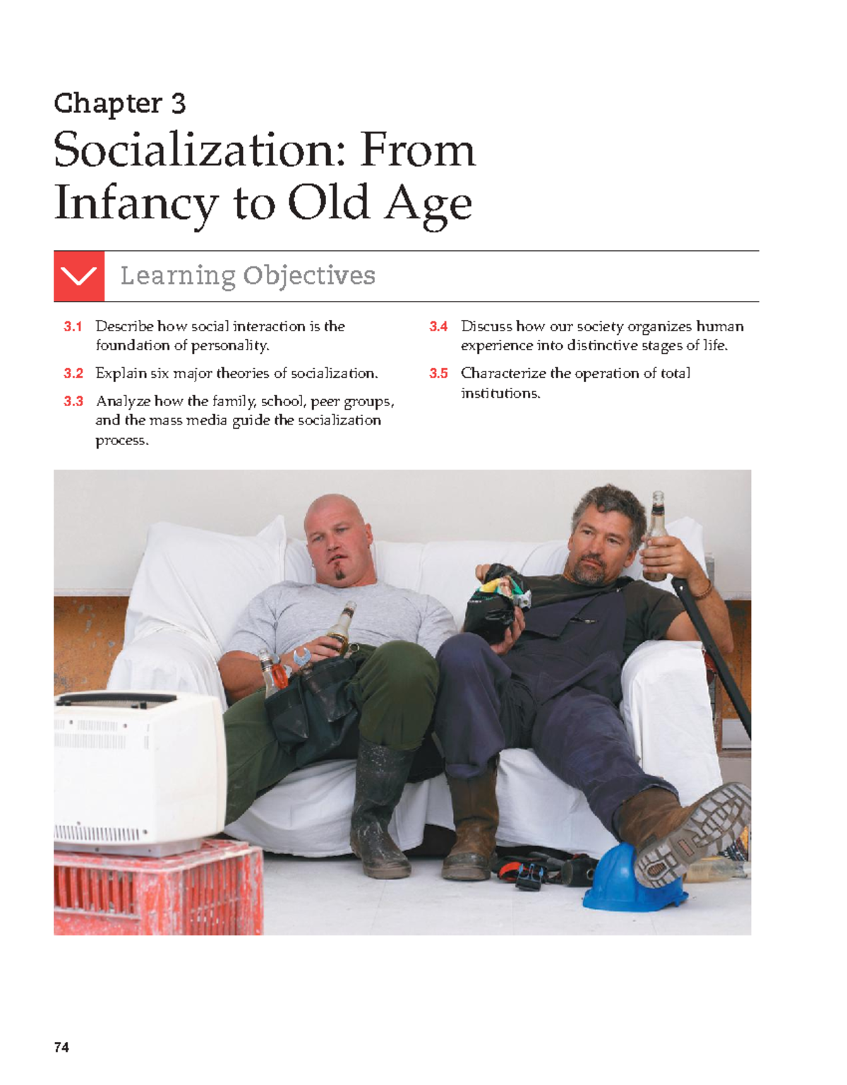 Chapter 3- Socialization - 74 3 Describe how social interaction is the ...